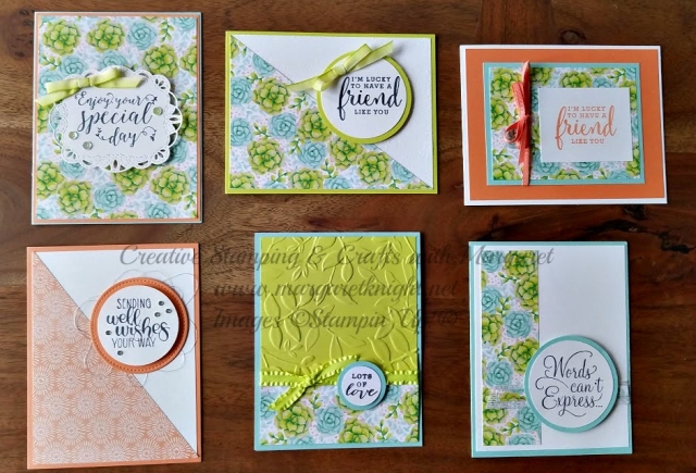Maximizing Your Designer Series Paper - Creative Stamping With Margaret