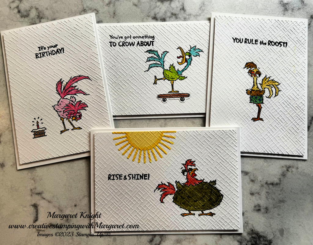 Hey Chuck Note Card Set - Creative Stamping With Margaret