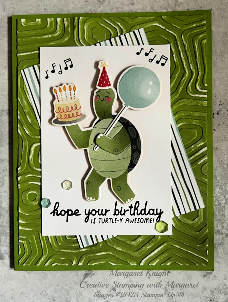 Turtle-y Cute Birthday Card - Creative Stamping With Margaret